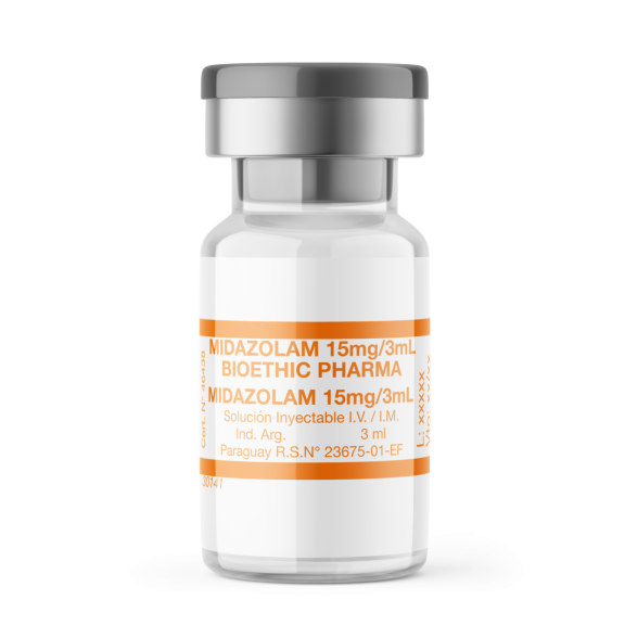 Bioethic Pharma - MIDAZOLAM 15 mg/3 mL BIOETHIC PHARMA